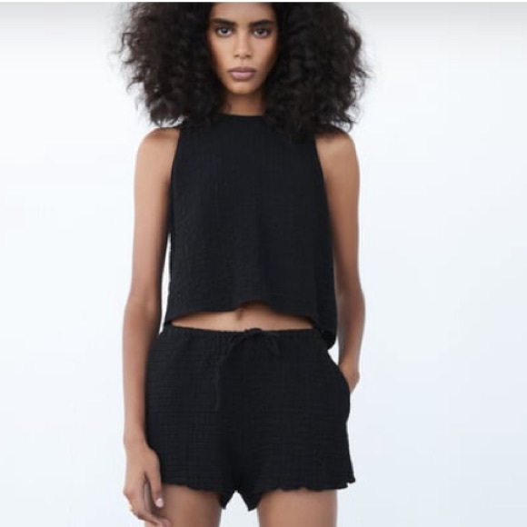 Zara | Other | Zara Structured Top And Short | Poshmark